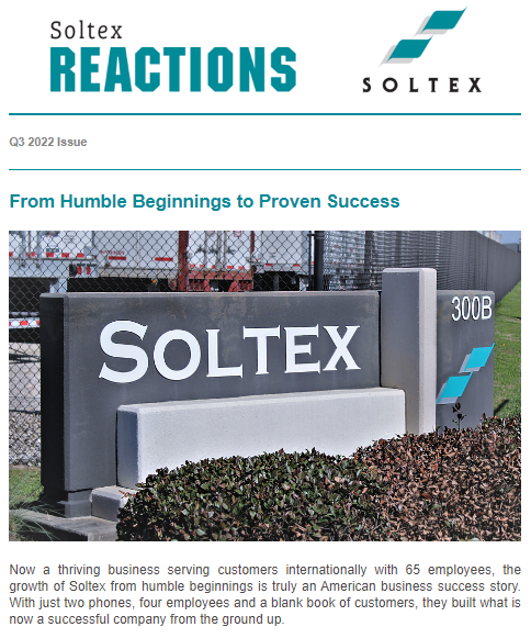 Soltex's New Supply Chain Partners, Soltex's Lubricant Additives ...